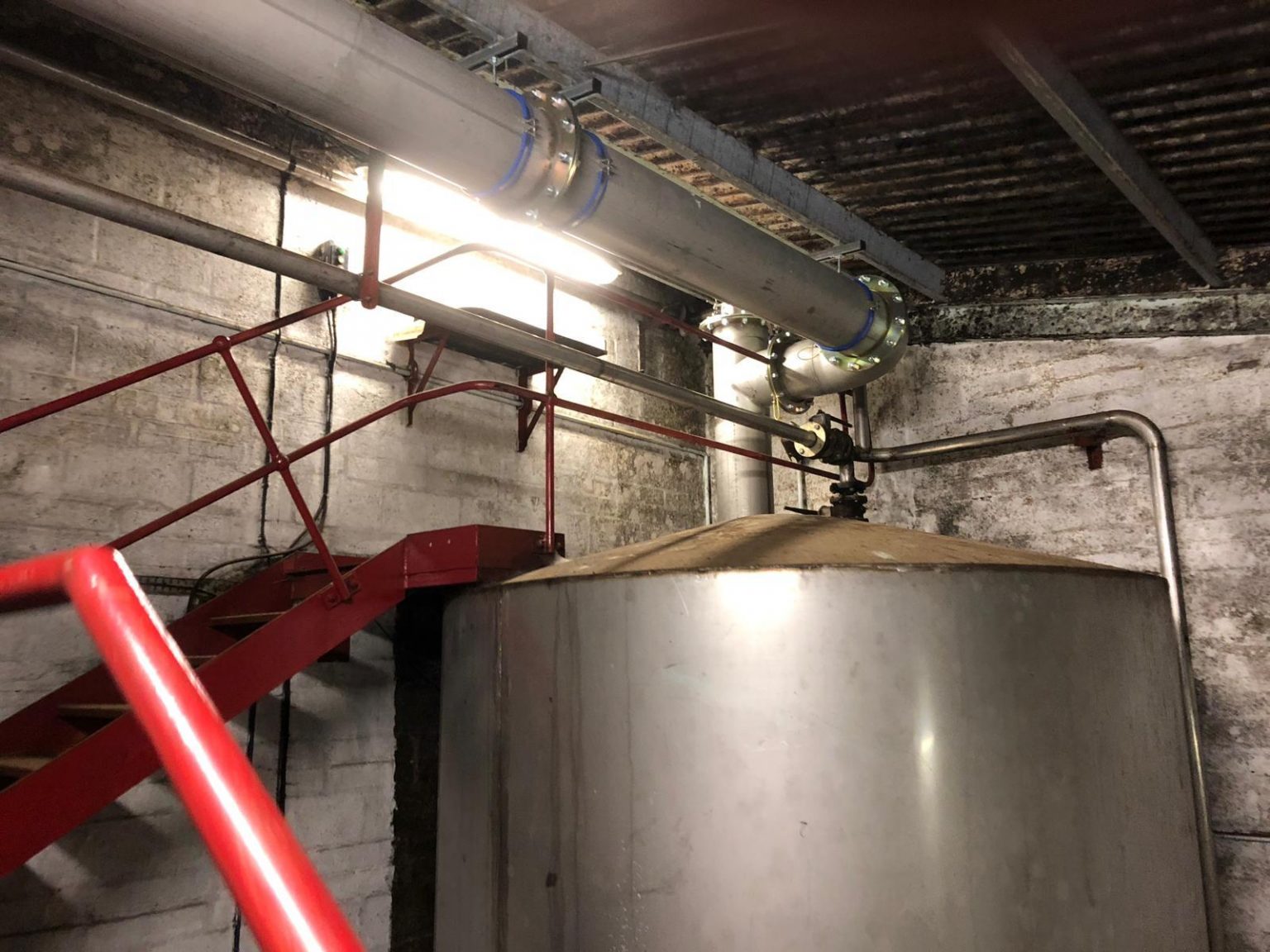 Scottish highlands distillery installing stainless steel pipework & flame arrestors | Walker ...